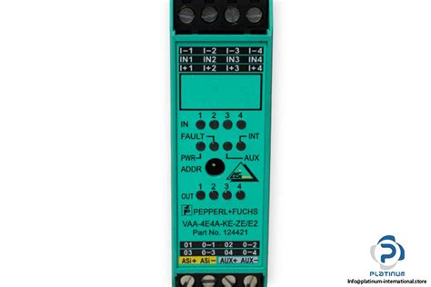 Pepperl Fuchs Vaa 4e4a Ke Ze E2 As Interface Sensor Actuator Module