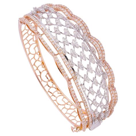 14k Gold Diamond Bracelet For Sale At 1stdibs