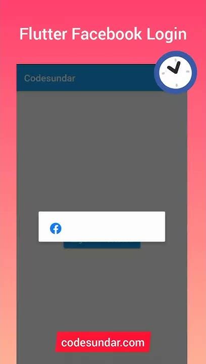 flutter facebook login tutorial released at youtube