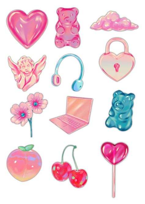 Pinky Cutie Sticker Sticker Design Sticker Art Printable Stickers