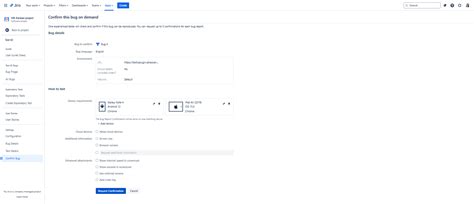 Confirm Bug With An Experienced Tester Docs