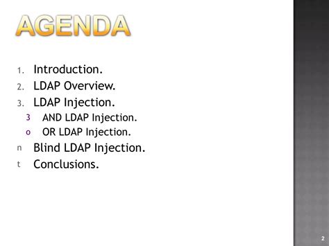 Ldap Injection And Blind Ldap Injection Ppt