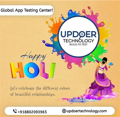 Holi2022 Qa Softwaretesting Qaservices Mobileapp Automationtesting Seleniumautomation