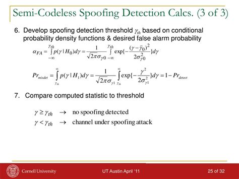 Ppt Civilian Gps Spoofing Detection Based On Dual Receiver Correlation Of Military Signals