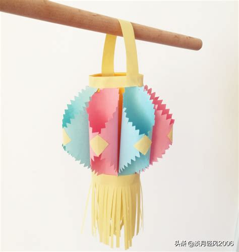 儿童灯笼制作简单 灯笼制作儿童手工 大山谷图库
