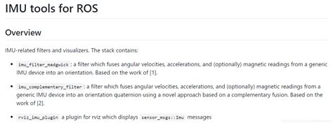 Ros学习笔记（14）使用imutools对imuraw数据进行滤波和可视化imu Tools Csdn博客