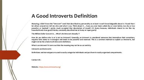 Introvert meaning | PPT