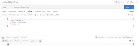 Node Js Data Is Added To Database But Postman Returns Blank What Am I Missing Stack Overflow