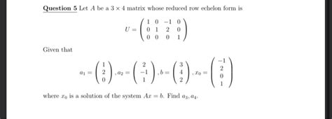 solved question 1 find a basis and the dimension of the
