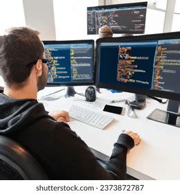 Software Engineer Work Debugging Code On AI Generated Image Shutterstock