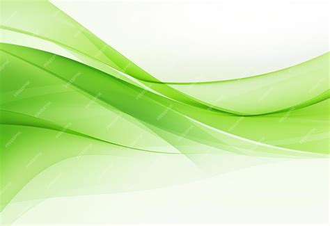 Premium Photo Photo Of Wavy Shapes On Green Color Abstract Background