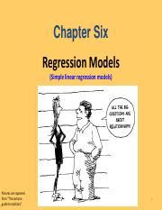Understanding And Applying Simple Linear Regression Models Course Hero