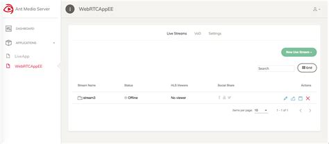 Publish With Rtmp And Play With Webrtc · Ant Mediaant Media Server Wiki