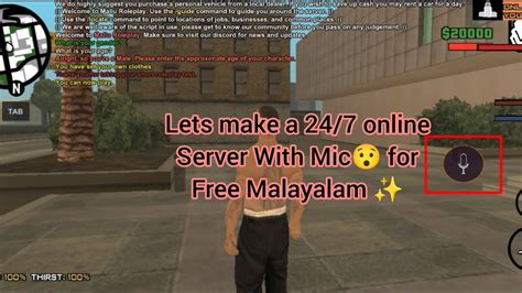 How To Make A 24 7 Online Samp Server In Android With Mic For Free Malayalam YouTube