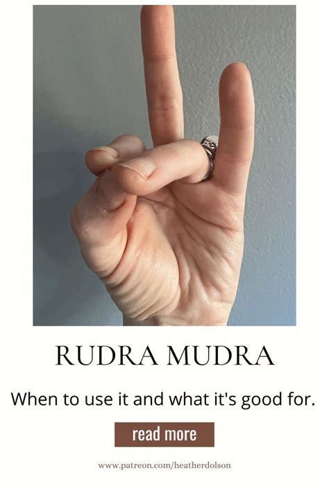 Rudra Mudra Heather Wild Mudras Rudra Alternative Healing