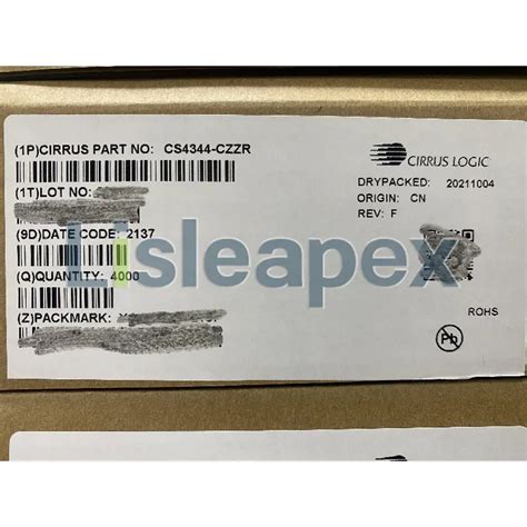 CS CZZR Cirrus Logic Inc ADCs DACs Special Purpose 亮辰科技