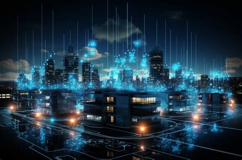 5g Integration In Smart Cities High Speed Internet Cloud Computing And Data Storage Stock