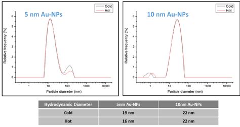 Hydrodynamic Size Calculated By Dls Measurements Of Commercial 5 Nm And