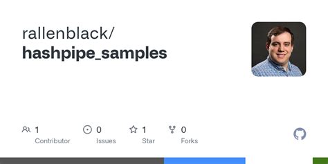 GitHub Rallenblack Hashpipe Samples