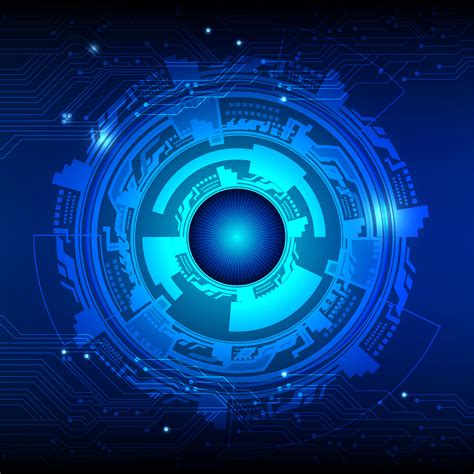 Dark Blue Color Vector Background Digital Technology Abstract Background Concept 558818 Vector