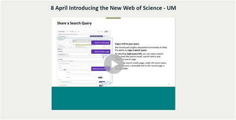 Web of Science (WOS) - UM Library Online Databases Training Portal - Library Guide at University ...