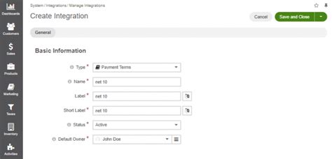 Create A Payment Term As A Payment Method Orohive