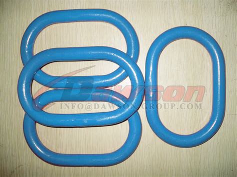G100 / Grade 100 Forged Oversized Master Link with Flat for Lifting Chain Slings, Forged Alloy ...