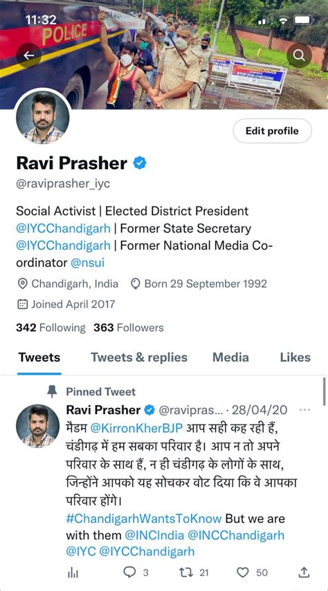 Ravi Prasher On Linkedin Thankyou Twitter For Verifying My Account
