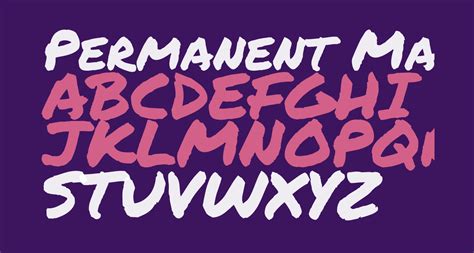Permanent Marker Free Font What Font Is Permanent Marker Free Font What Font Is