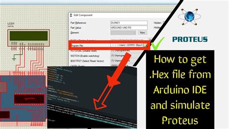 How To Upload Hex Code To Arduino In Proteus Software YouTube