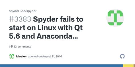 Spyder Fails To Start On Linux With Qt 56 And Anaconda Because Of The Lack Of Libselinuxso1