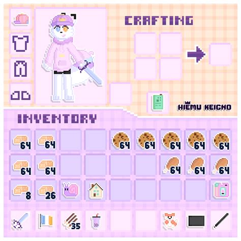Minecraft Inventory Meme On Twitter All Art By Me 💖💕 Rfurry