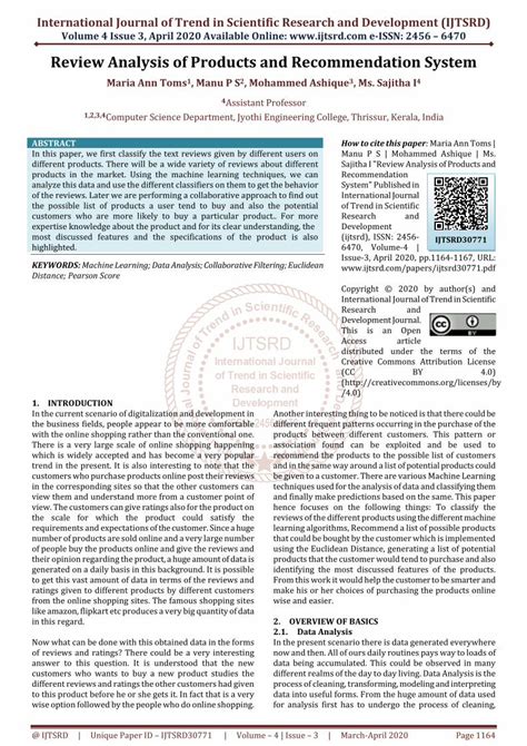 pdf review analysis of products and recommendation system dokumen tips