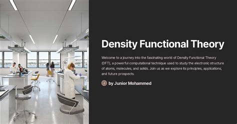 Density Functional Theory