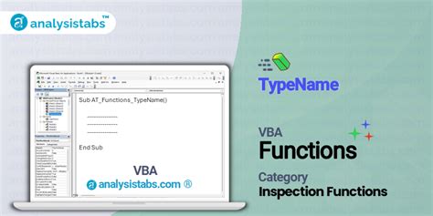 Vba Typename Function Explained With Examples