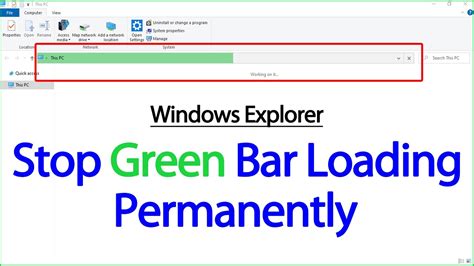 File Explorer Green Bar Slow At Adrienne Maldonado Blog