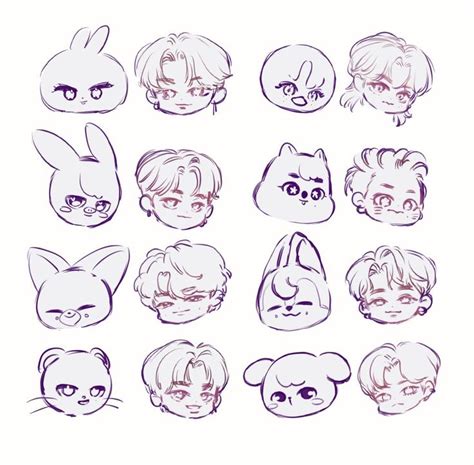 Pin By Zi Pendant On Skzoo Swn Sketch Book Easy Drawings Cute