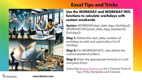 use the workday and workdaytl functions to calculate workdays with