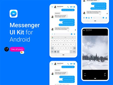 Facebook Messenger Ui Kit For Android Download Free Resource Facebook Messenger Ui Kit For Android Download Free Resource
