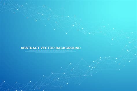 네트워킹은 기술 추상적 개념을 연결합니다 포인트 및 선으로 글로벌 네트워크 연결 선과 점이 있는 기술 패턴 벡터 일러스트레이션 배너 0명에 대한 스톡 벡터 아트 및 기타