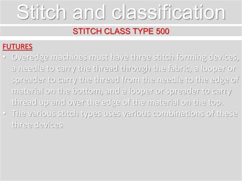 6stitchclassification Pptx Needlework Arts And Crafts