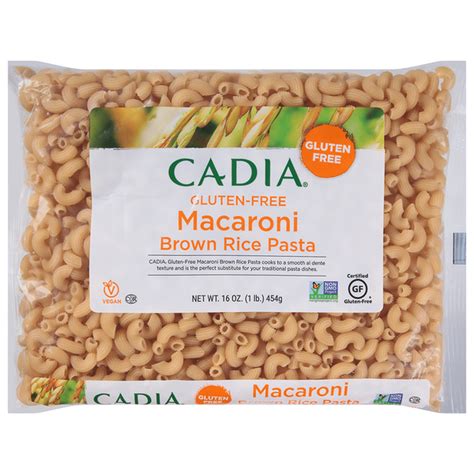 Cadia Brown Rice Pasta Gluten Free Macaroni 16 Oz Delivery Or Pickup Near Me Instacart