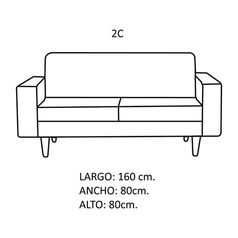 Sofá Latam Home Salermo Tela Velvet 2 Cuerpos Verde Lapolar