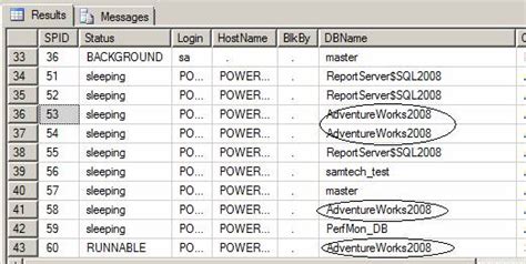 Terminate User Processes In SQL Server Database Journal