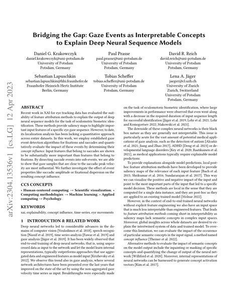 pdf bridging the gap gaze events as interpretable concepts to