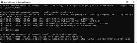 Posgresql Not Working Psql To Log In Issue ScoopInstaller