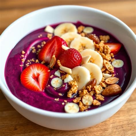Vibrant Berry And Banana Acai Power Bowl Mr Cook