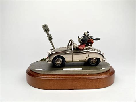 Chilmark Disney Pewter Sculpture Of Mickey And Goofy Original Box Auction