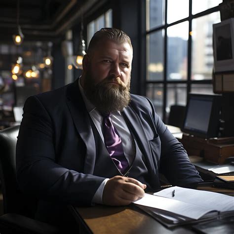Premium Photo Plussize Managers Sitting On The Table At Work