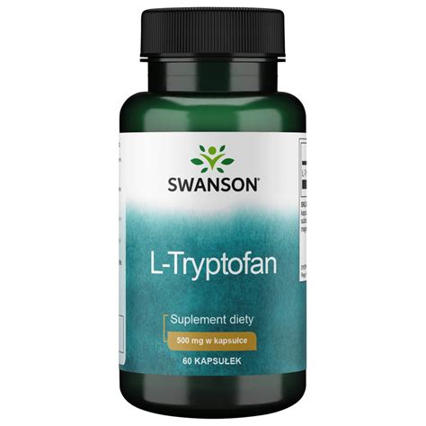 Swanson L Tryptofan 500 Mg Dobry Sen Stres 60 Kaps 14098671737 Allegropl